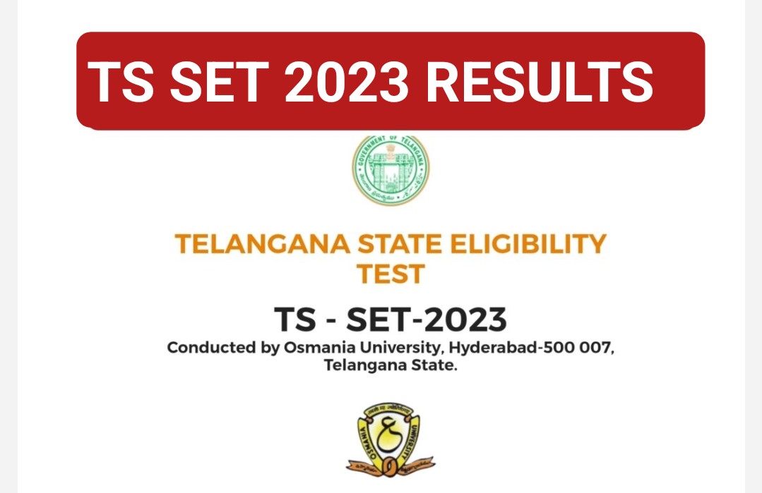 TELANGANA STATE ELIGIBILTY TEST 2023 RESULTS - MS Badi